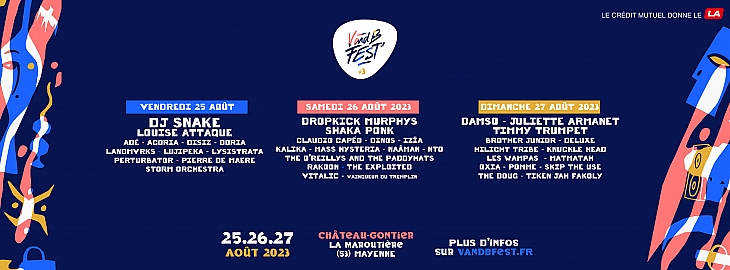 V AND B FEST - Festival France 2024 Guide, Programmation, concerts, billets...