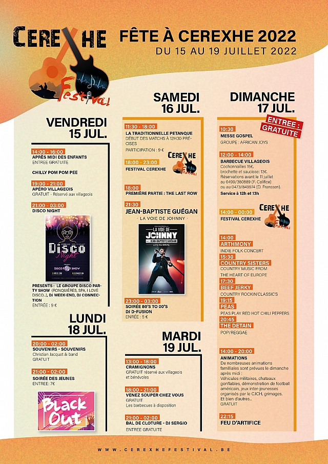 Cerexhe Festival - Festival France 2024 Guide, Programmation, concerts, billets...