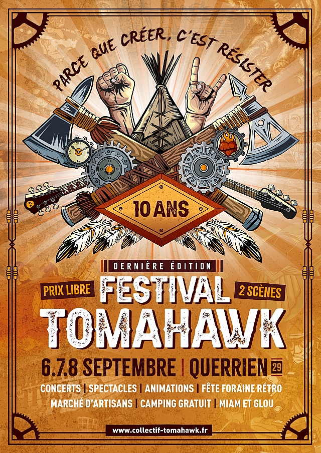 Tomahawk Festival - Les Dix Ans - Festival France 2024 Guide, Programmation, concerts, billets...